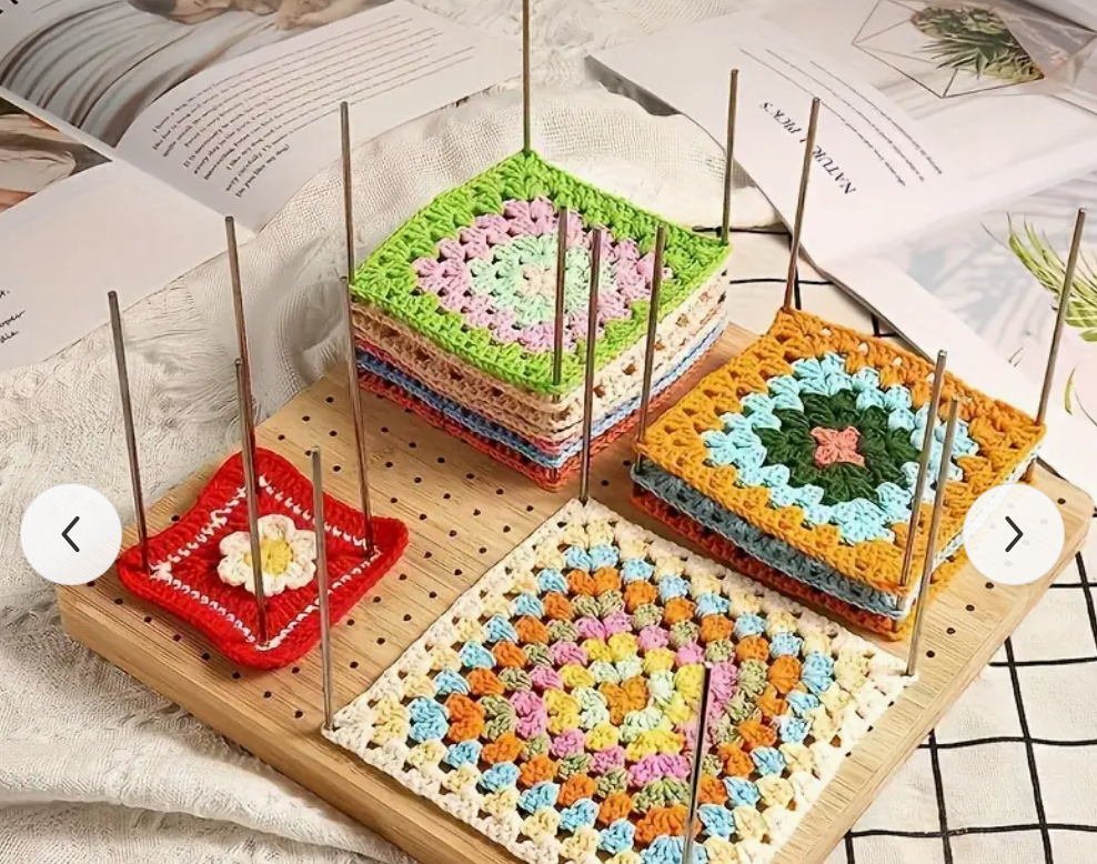 Granny Square Blocking Board | The Bees Knits